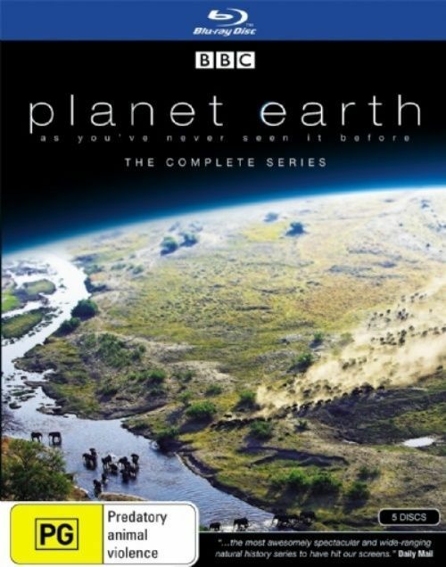 David Attenborough Planet Earth Complete BBC Series 5 Disc Blu ray Box